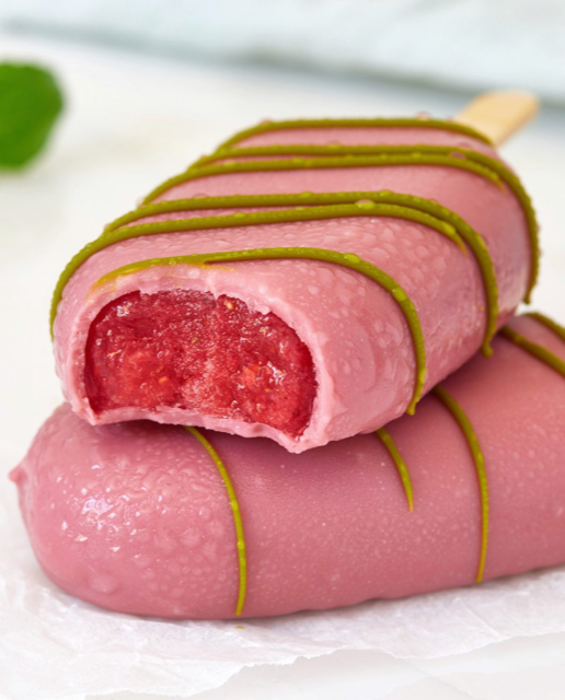 Magnum Sorbet fraise & basilic – Clélia Food & Photo